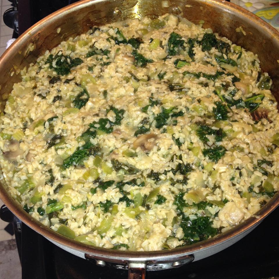Sauteed Rice with Kale Recipe | Allrecipes