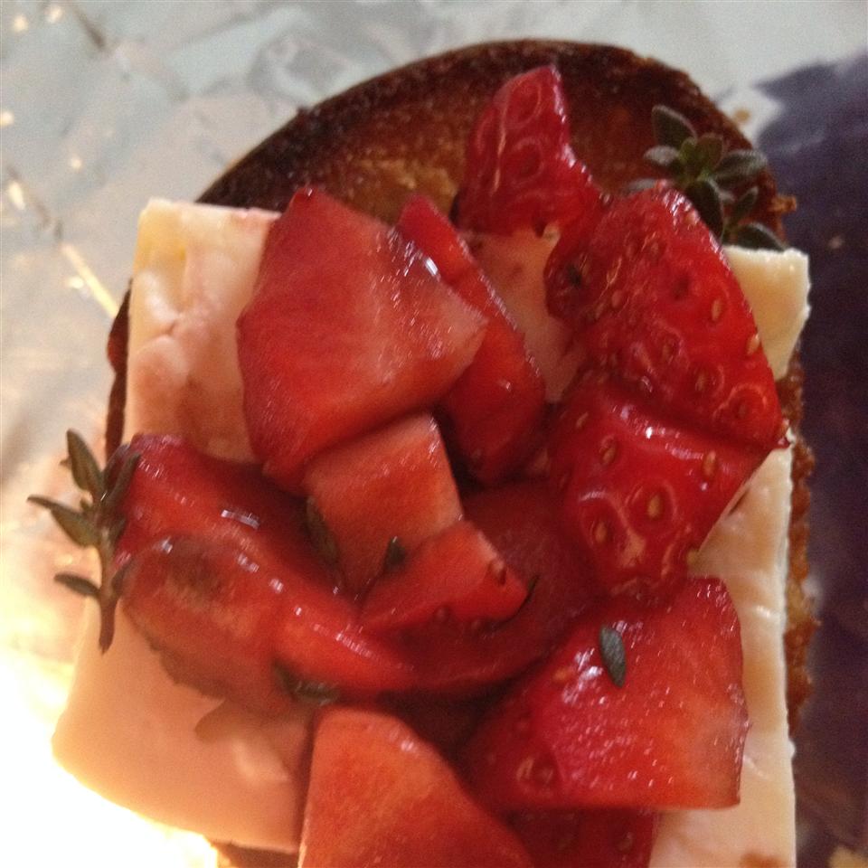 Strawberry Goat Cheese Bruschetta Recipe | Allrecipes