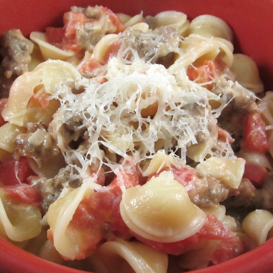 Cheesy Sausage Pasta Recipe | Allrecipes
