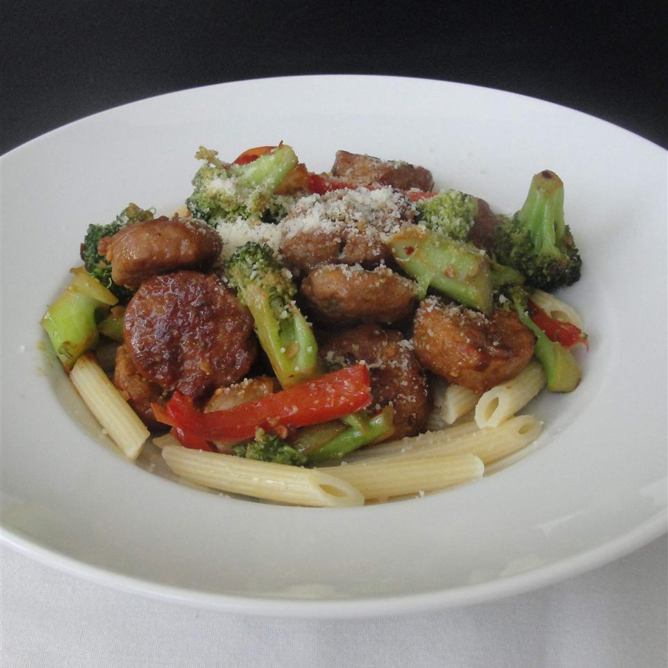 Penne with Sausage and Broccoli Rabe Recipe | Allrecipes