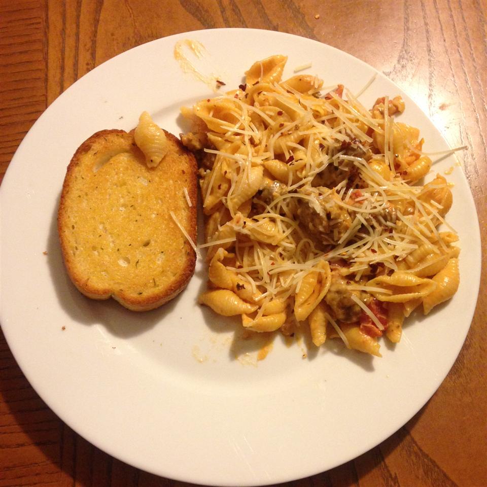 Cheesy Sausage Pasta Recipe | Allrecipes