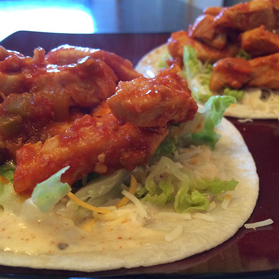 Simple Sweet and Spicy Chicken Wraps Recipe - Allrecipes.com