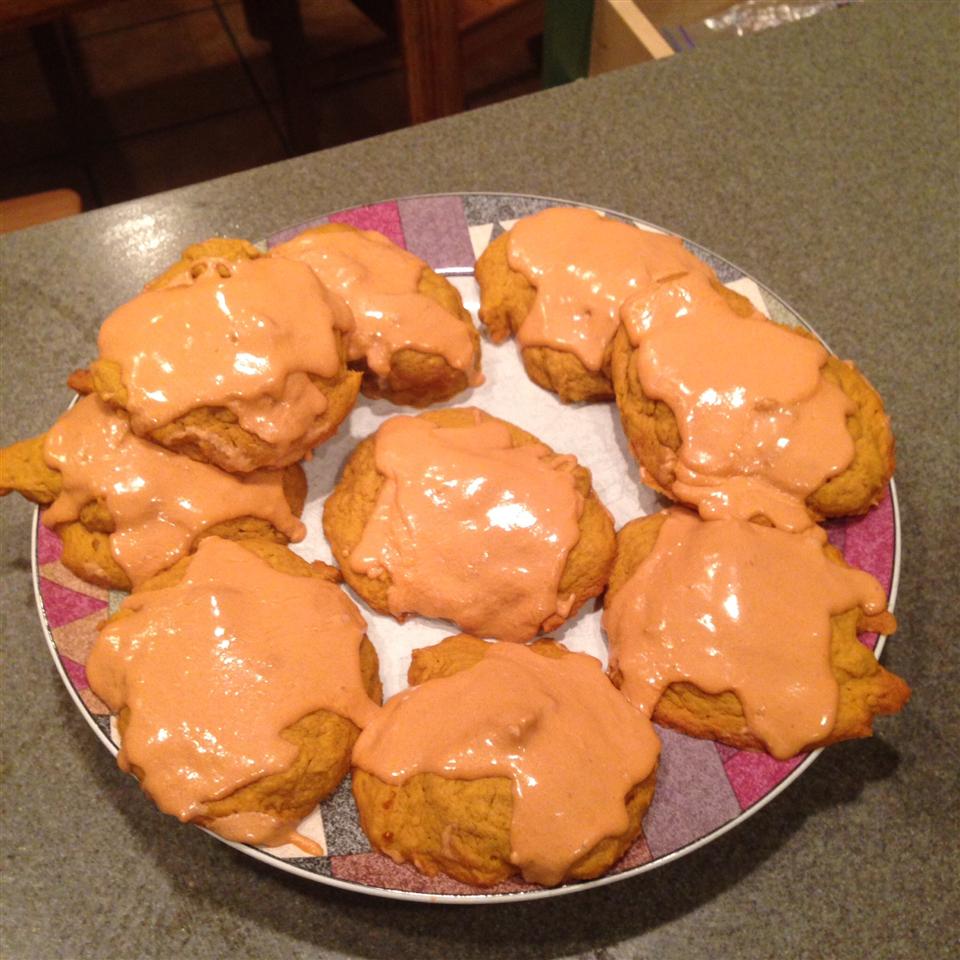Pumpkin Cookies with Penuche Frosting Recipe | Allrecipes