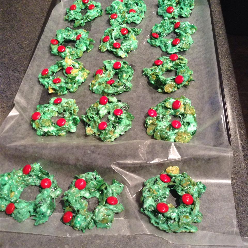 Christmas Cornflake Wreath Cookies Recipe | Allrecipes
