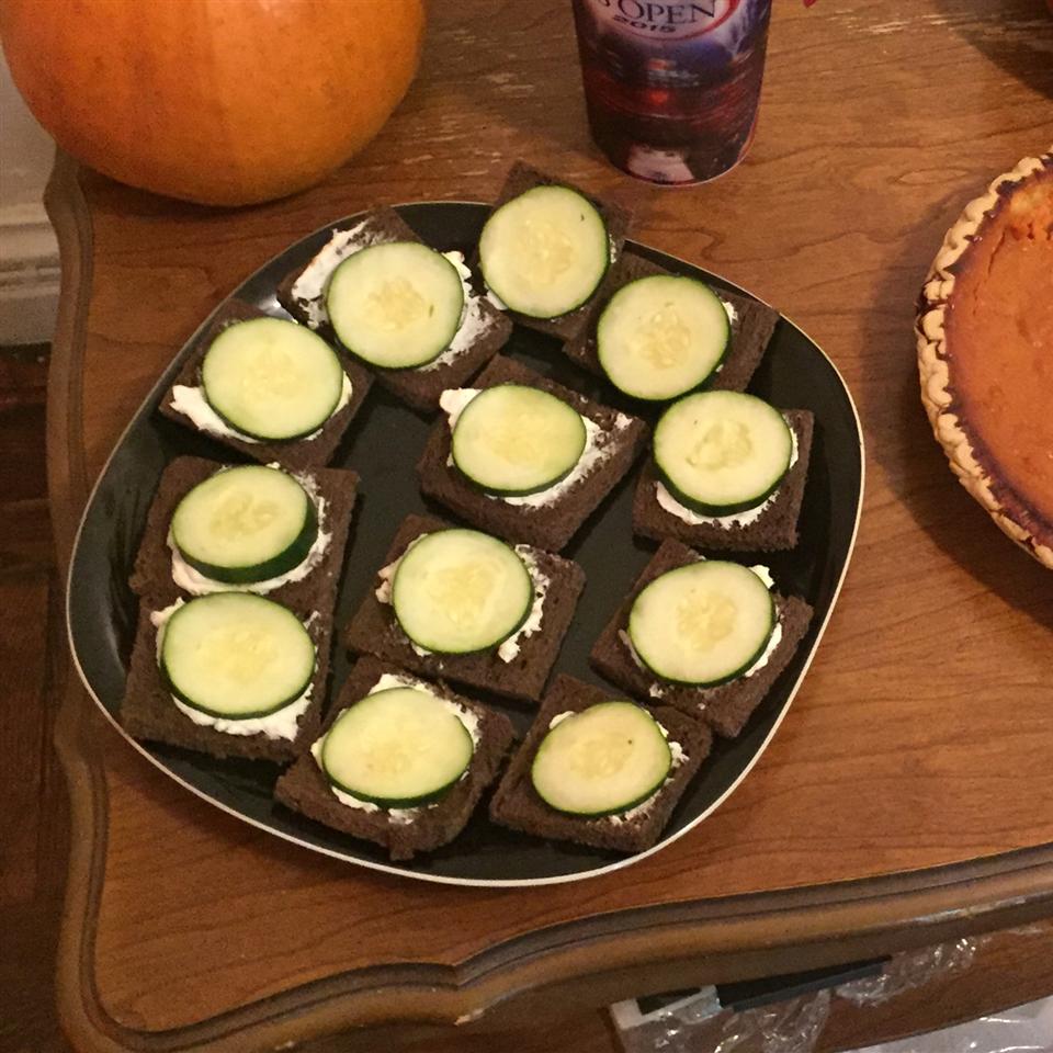 Cucumber Sandwich Appetizers Recipe | Allrecipes