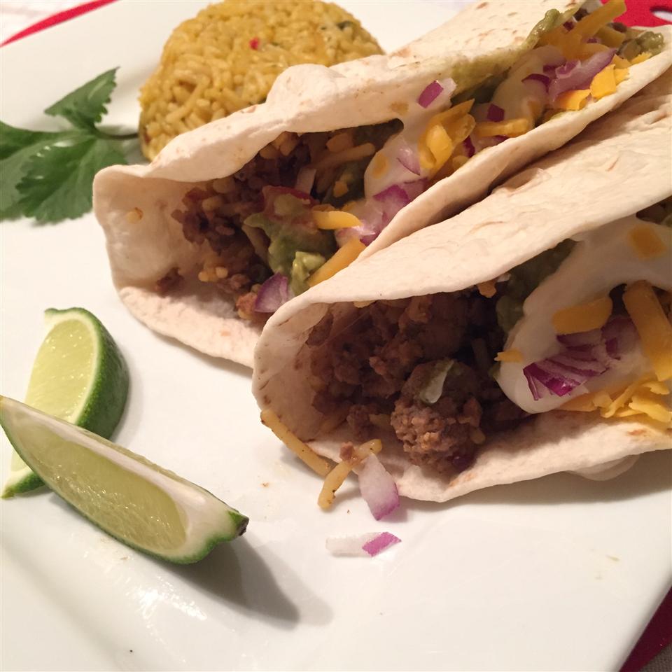 Mexican Rice & Beef Tacos | Allrecipes