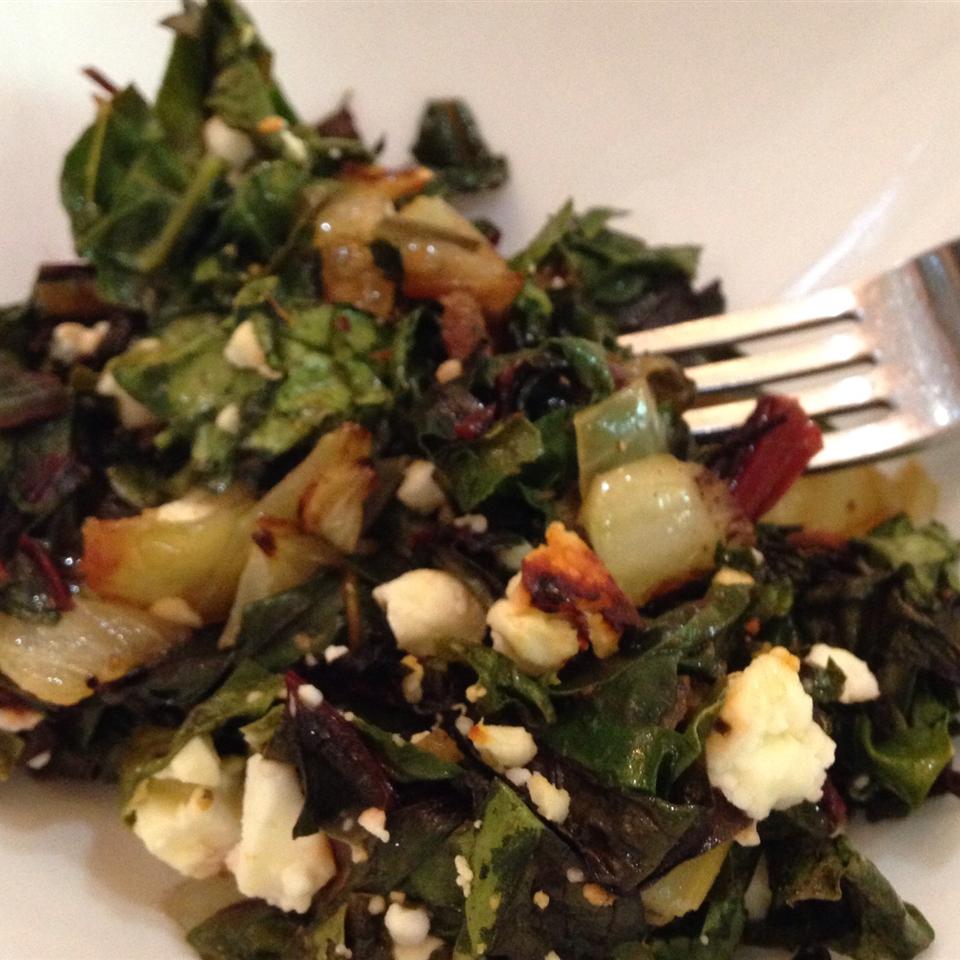 Roasted Swiss Chard with Feta | Allrecipes