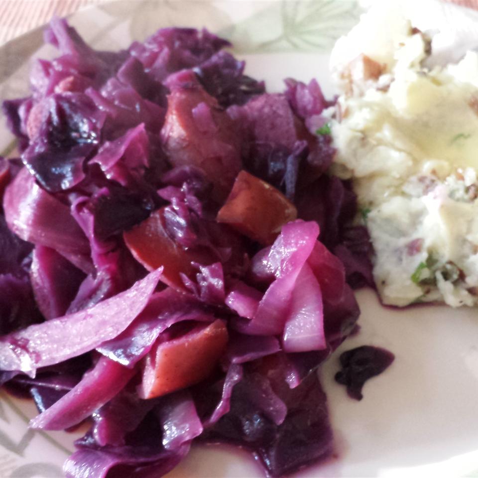 Sausage Smothered in Red Cabbage Recipe | Allrecipes