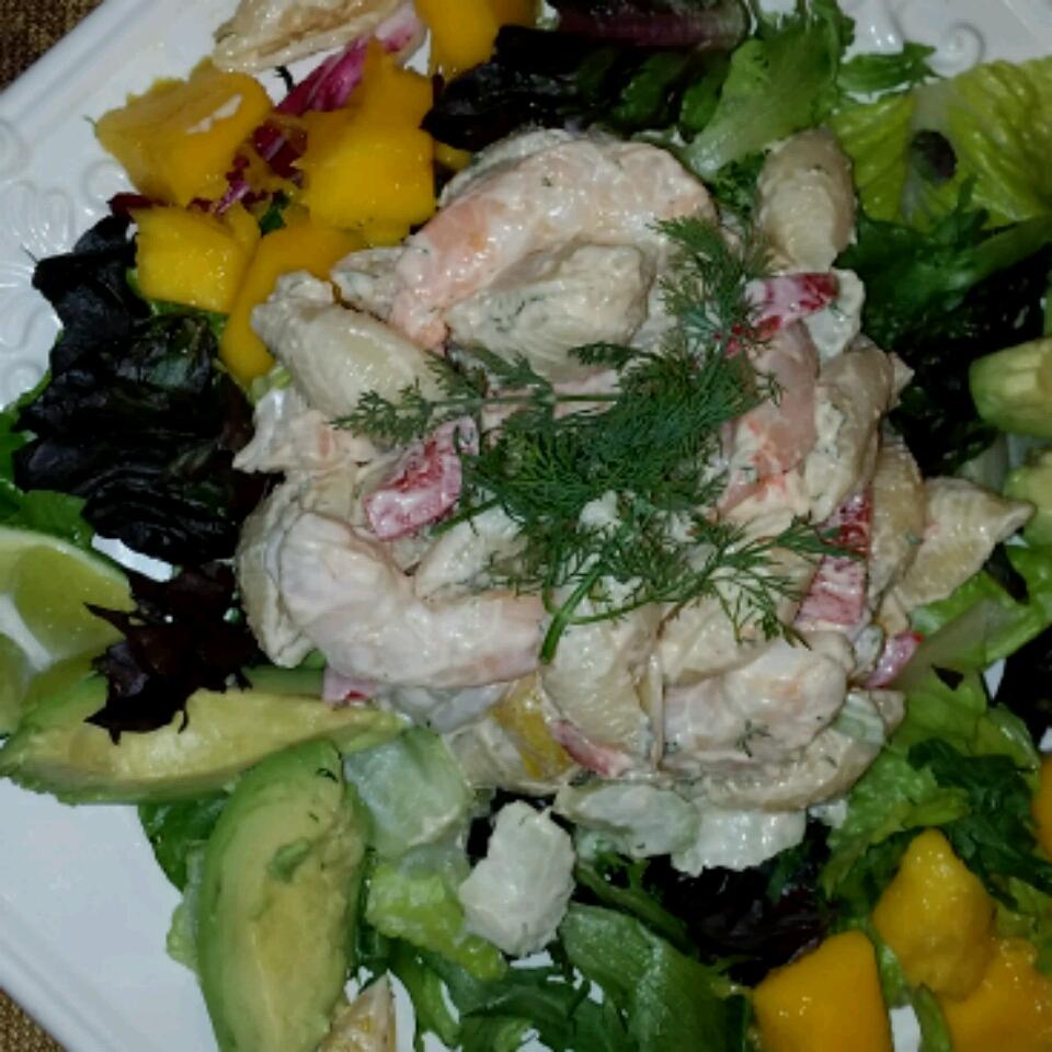 Shrimp and Pasta Shell Salad | Allrecipes