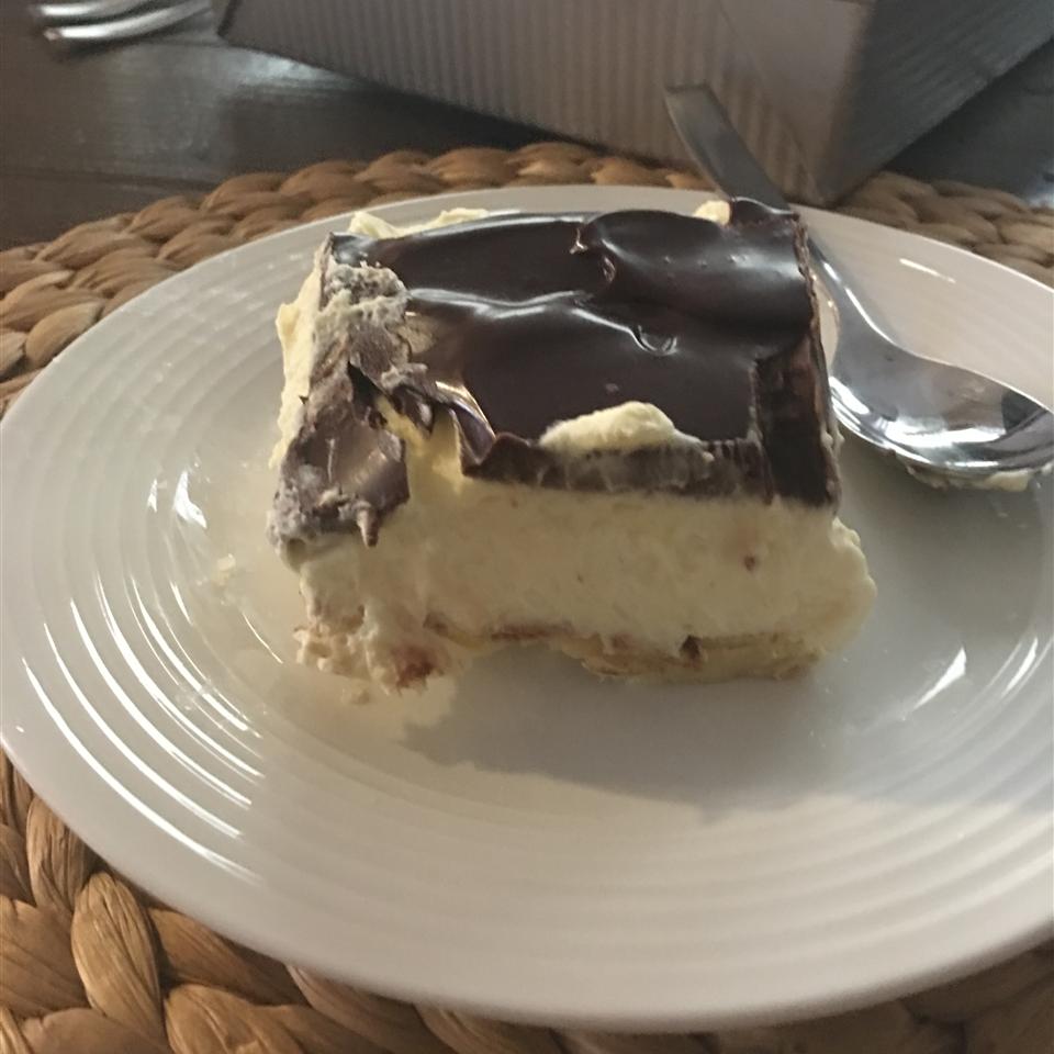 Eclair Cake with Chocolate Ganache Recipe | Allrecipes
