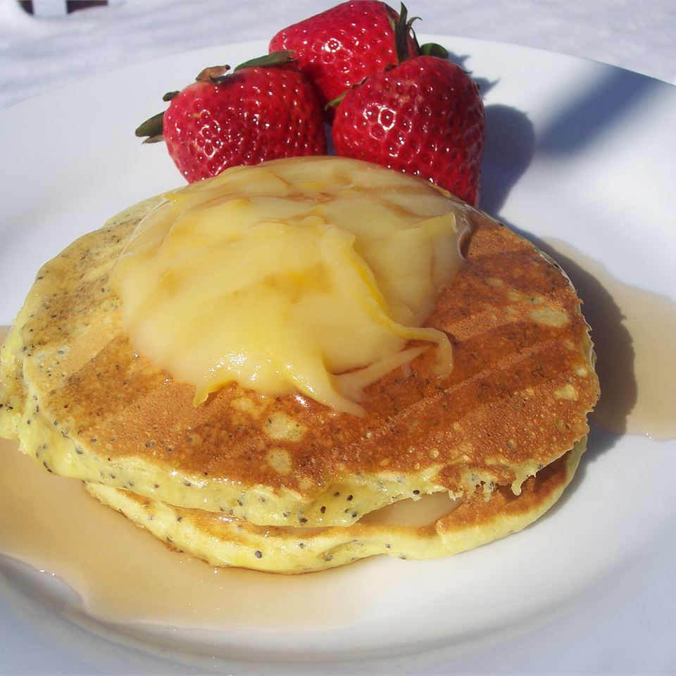 Sunday Morning Lemon Poppy Seed Pancakes Recipe | Allrecipes