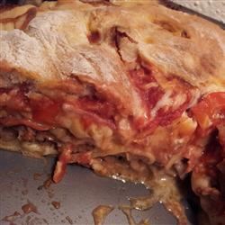 Double Crust Stuffed Pizza Recipe | Allrecipes