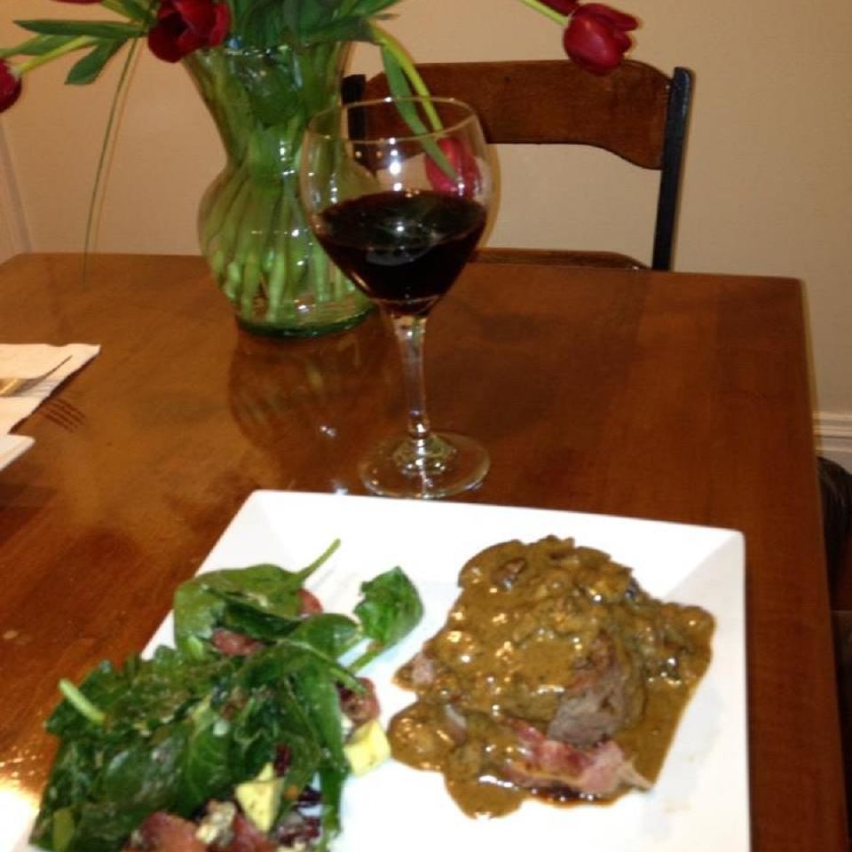 Crab-Stuffed Filet Mignon with Whiskey Peppercorn Sauce Recipe | Allrecipes